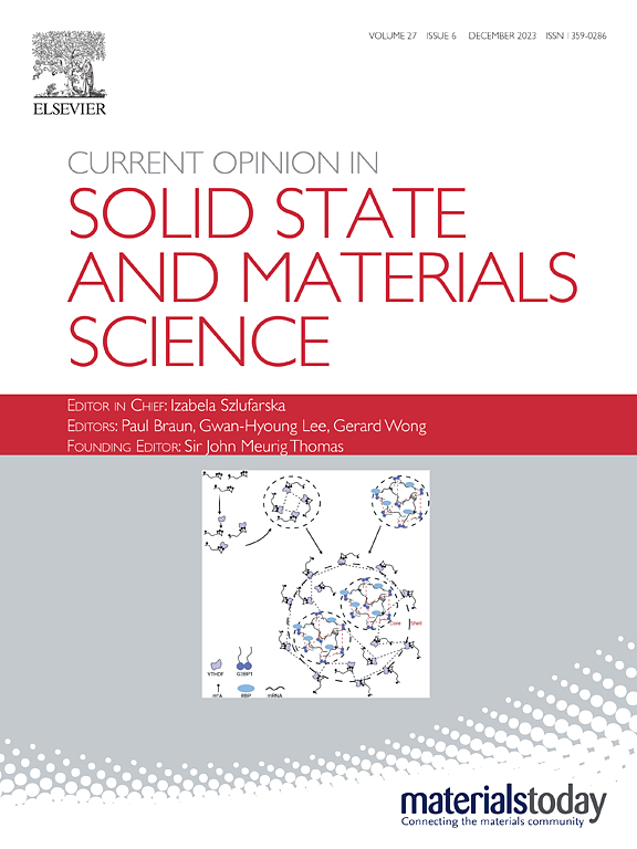 Current Opinion in Solid State and Materials Science by Elsevier